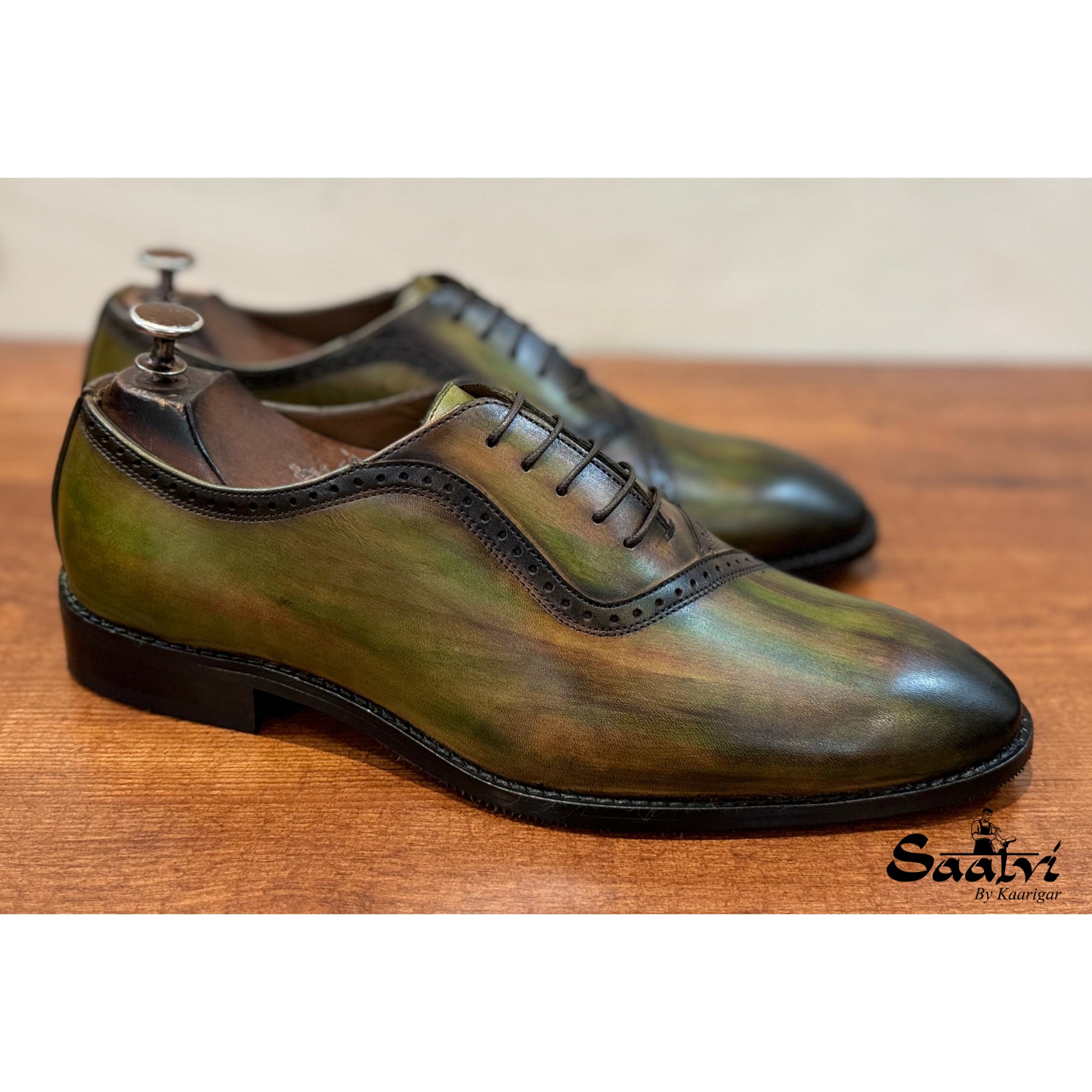 Karl - Hand Patina Oxfords