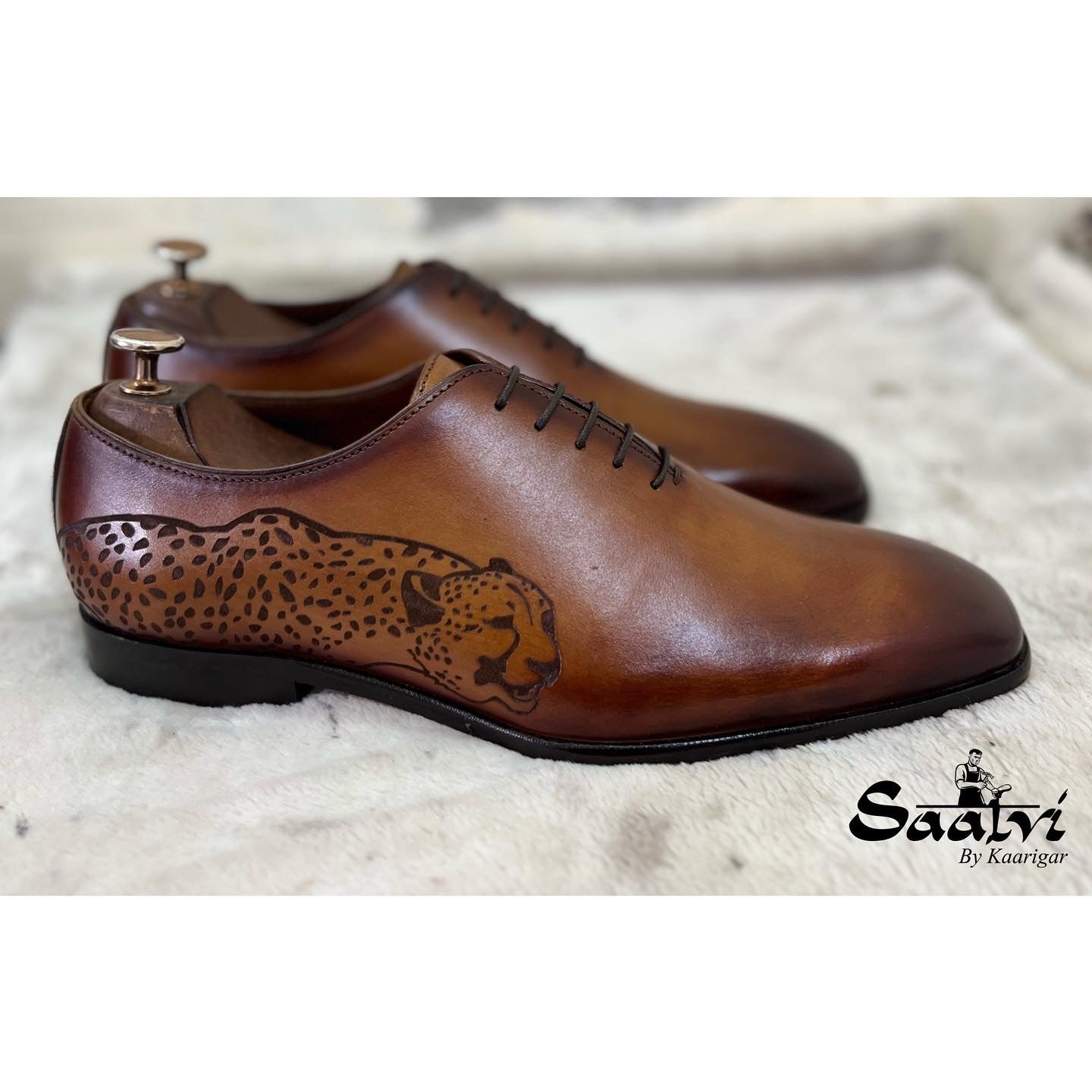 Classic Wholecut Hand Finished Tiger Tan